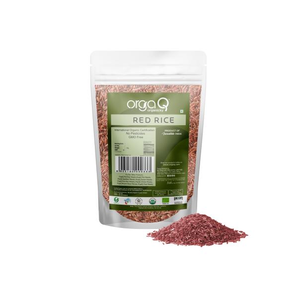 OrgaQ Organicky Organic Red Rice - 1 Kg - JioMart