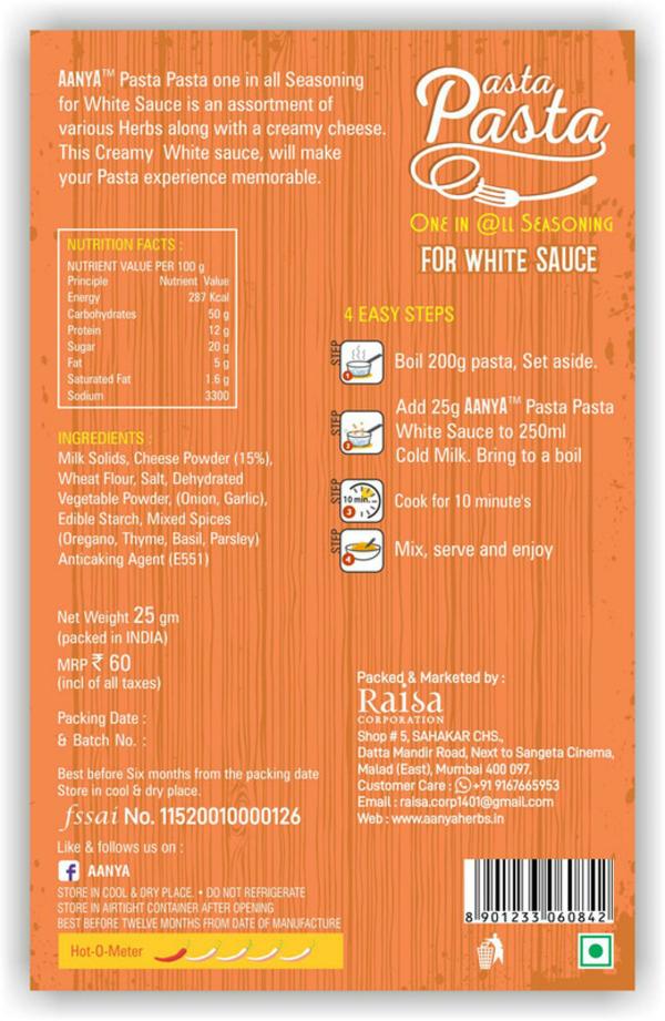 Aanya Instant White Sauce Mix 25 gm - JioMart