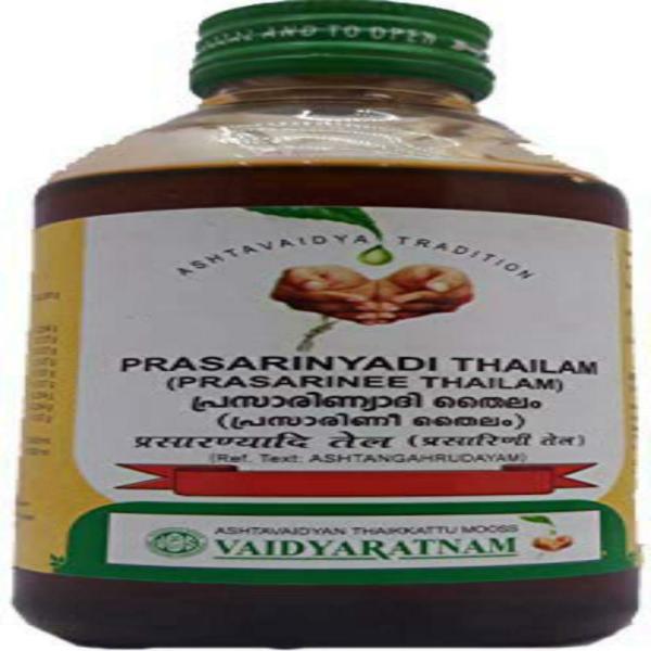 Vaidyaratnam Prasarinyadi Thailam With Free Pachak Methi 200 ml (Pack ...