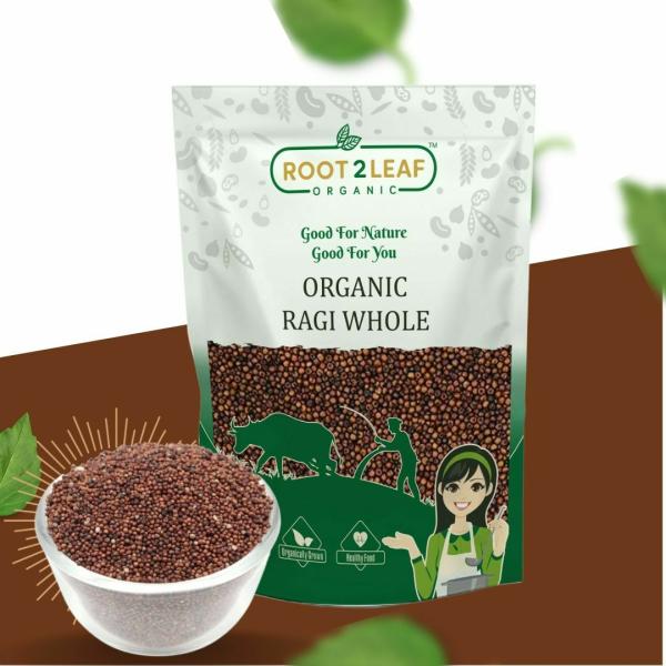 Root2leaf Organic Ragi Whole 500gm - JioMart