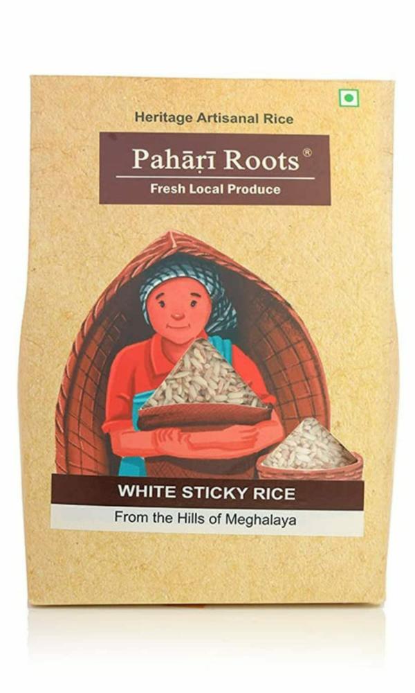 Pahari Roots White Sticky Rice Vegetarian - 1 kg - JioMart