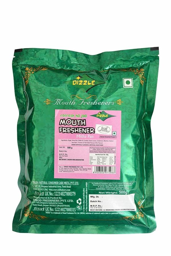 Dizzle Mouth Freshener Mitha Pan Supari 500gm - JioMart