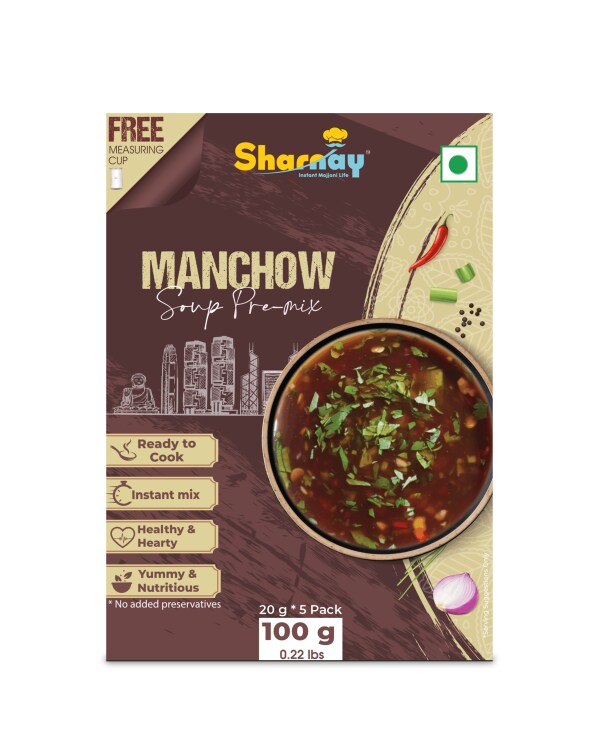Sharnay Manchow Instant Fresh Healthy Veg Soup Powder Easy to Prepare ...