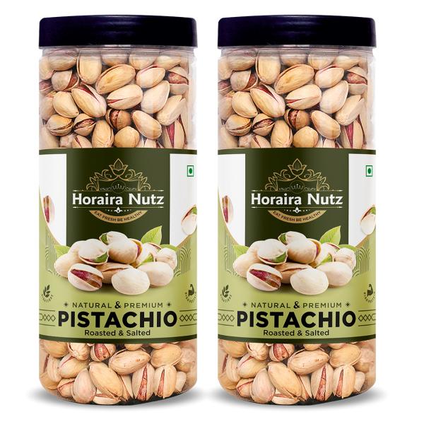 Horaira Nutz Premium Roasted Pistachios (Pack of 2_ Each 250g ) Pista ...