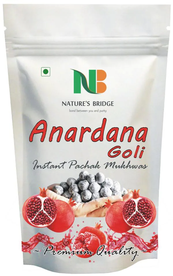 Nature's Bridge Yummy Digestive Anardana Goli | Pomegranate Candy ...