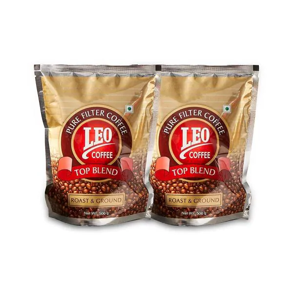 Leo Coffee Top Blend Coffee Pure Filter Coffee Powder Medium Roast Mild ...