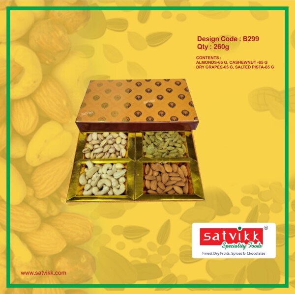 Nuttier Life Dry fruits Gift pack 260 Grams - JioMart