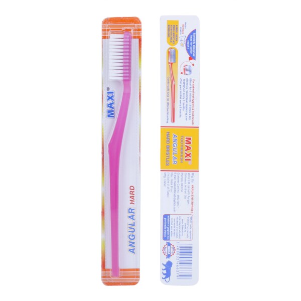 Maxi Angular Hard Toothbrush (Pack of 12) - JioMart
