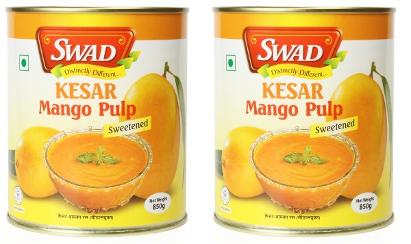 SWAD Kesar Mango Pulp 850g- Pack of 2 - JioMart