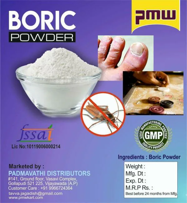 Pmw - Boric Powder Multiporpose - Killing Cocroaches - Antiseptic ...