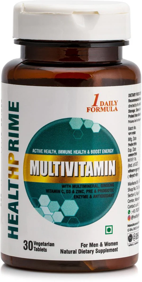 Healthprime Multivitamin Tablets 30 Tablet - JioMart