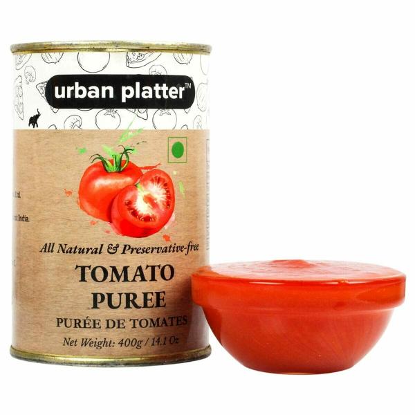 Urban Platter Tomato Puree Can, 400g - JioMart