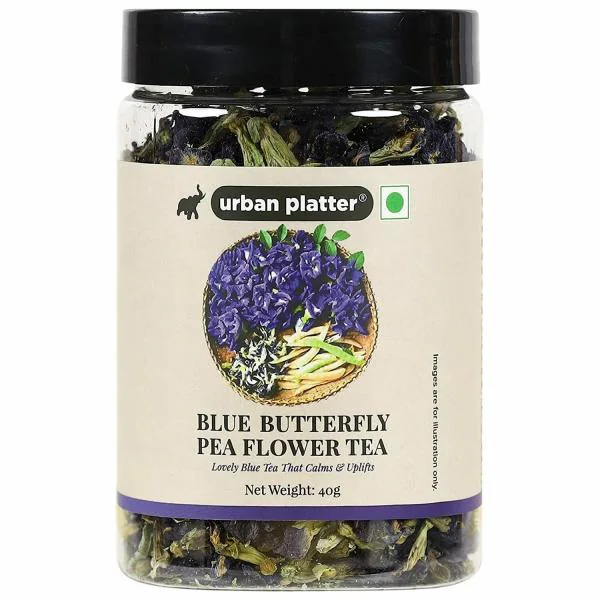 Urban Platter Blue Butterfly Pea Flower Tea, 40g - JioMart