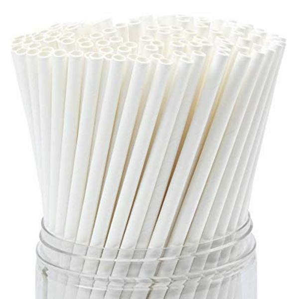 KANTA Combo Pack of 100 Each Wooden Spoons ans White Straws - JioMart