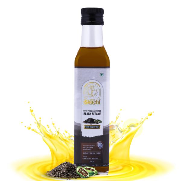 SHUCHI WOOD PRESSED SESAME OIL - 250ML | ORGANIC COLD PRESSED SESAME ...
