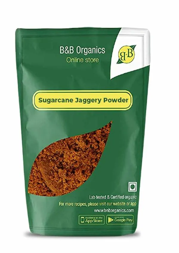 B&B Organics Sugarcane Jaggery Powder / Nattu Sakkarai / Natural ...