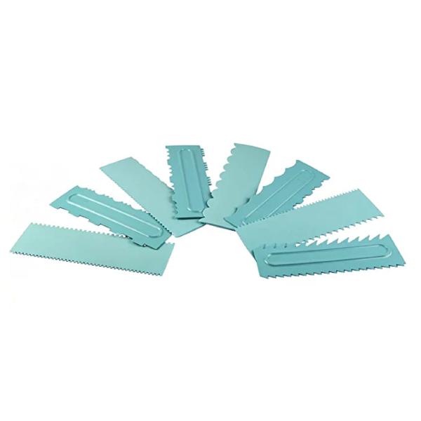 TVAT Cake Decorative Tall Scraper for Icing - 10inch (Combo (Design A+B ...