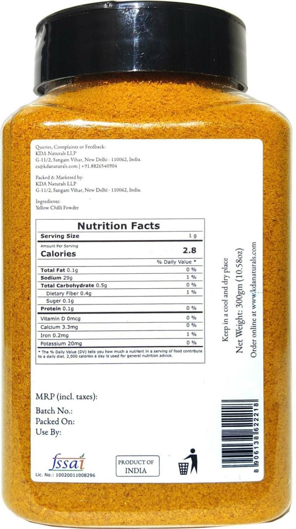 KDA Yellow Chilli Powder, 300 g - JioMart