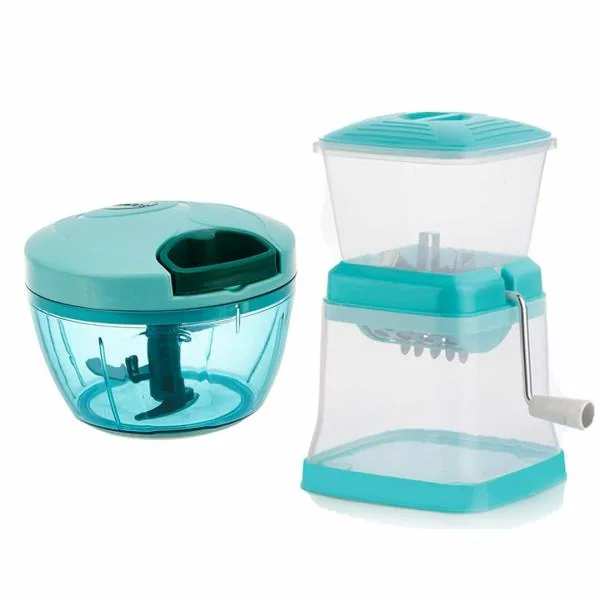 Kitchen Combo of Onion & Vegetable Quick Chopper and Chilli Cutter ...