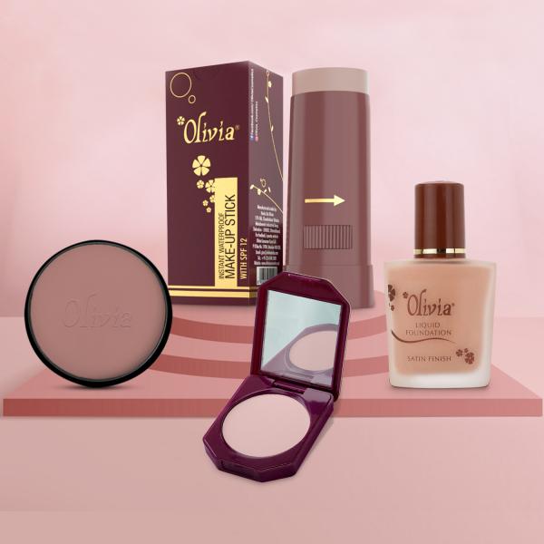 Olivia Makeup Kit for Very Dark Skin Tone Make up Kit - JioMart