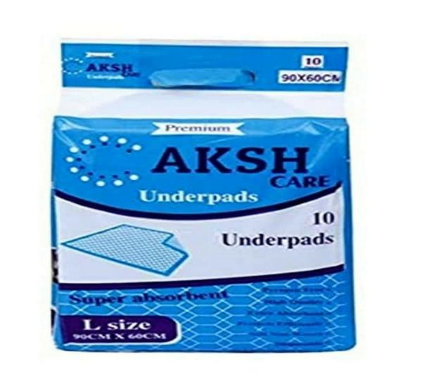 Aksh Adult Blue Large 100 Pieces Underpads Sheet - JioMart
