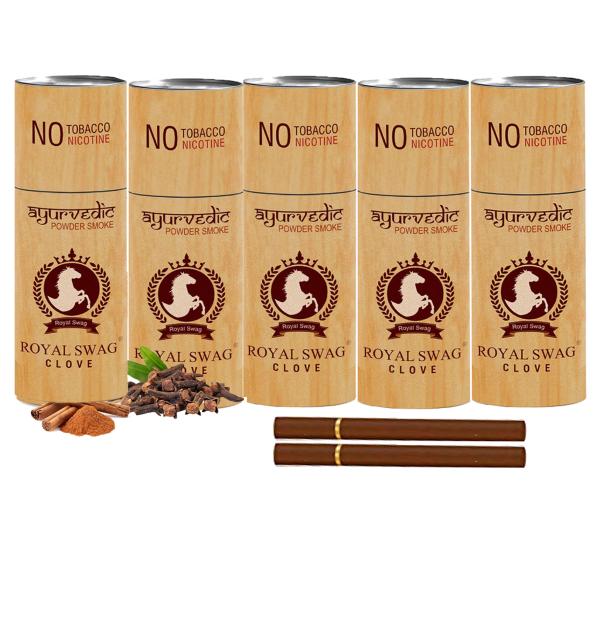 Royal Swag Ayurvedic Herbal Cigarettes 100% Tobacco & Nicotine Free ...
