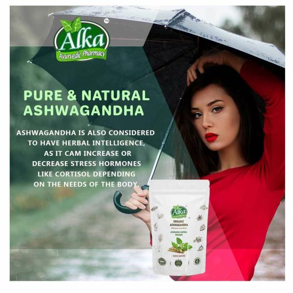 Alka Ayurvedic Pharmacy - Organic Ashwagandha Powder (Withania ...