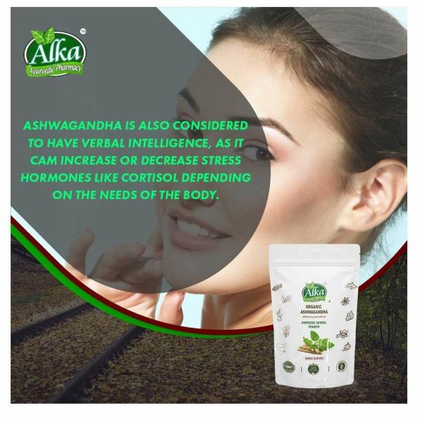 Alka Ayurvedic Pharmacy - Organic Ashwagandha Powder (Withania ...