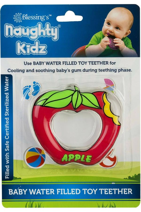 Naughty Kidz Red Silicone Water Filled Toy Teether Pack of 2 - JioMart