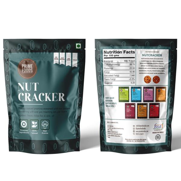 Prime Foods Nutcracker | Solid Coated Flavored Peanuts | Vegan | Rich ...