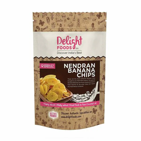 Nendran Banana Chips 200g Kela Chips Coconut Oil Kerala Snacks - JioMart
