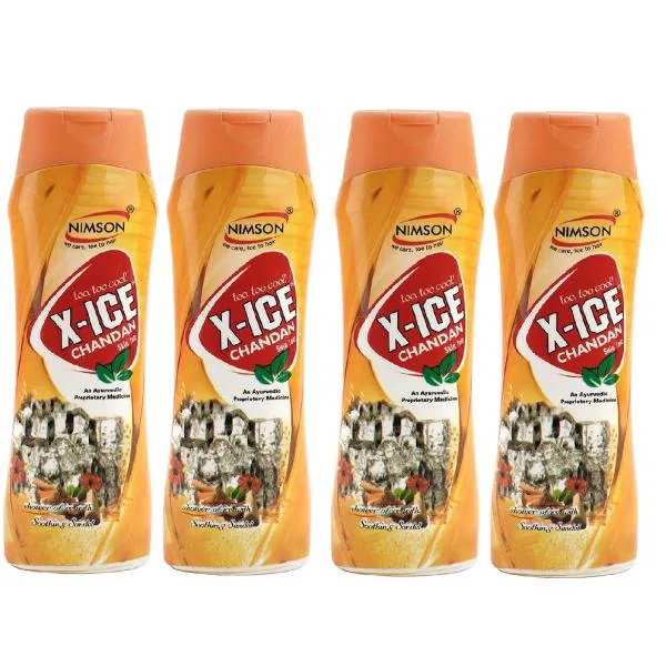 Nimson X-Ice Chandan Talcum Powder For Helps Calm, Fights Against ...