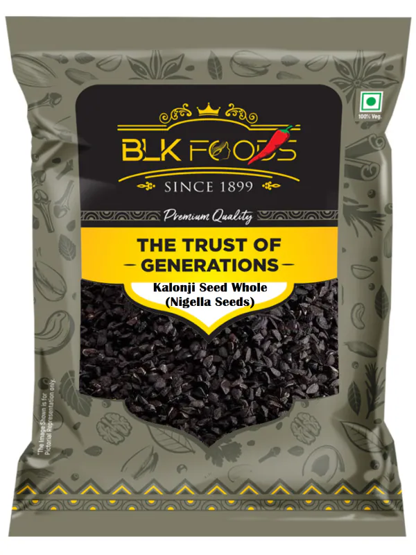 BLK Foods Natural 200g Kalonji Seed whole | Black Cumin Seeds| Nigella ...