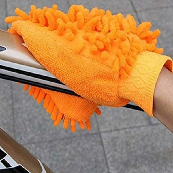 DELTA Microfiber Cleaning Glove & Flexible Foldable Fan Duster with Extendable Rod - JioMart