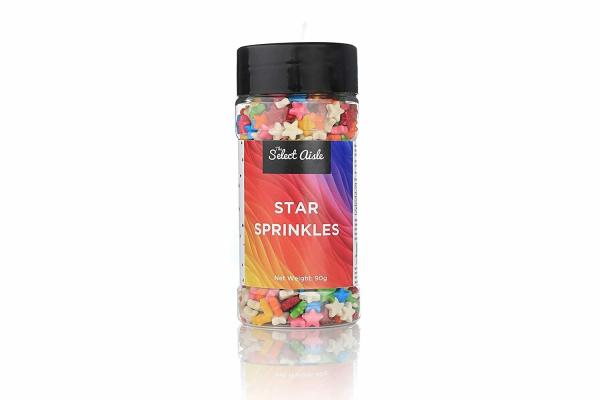 The Select Aisle Star Sprinkles - 90g [For cake decor | Colourful ...
