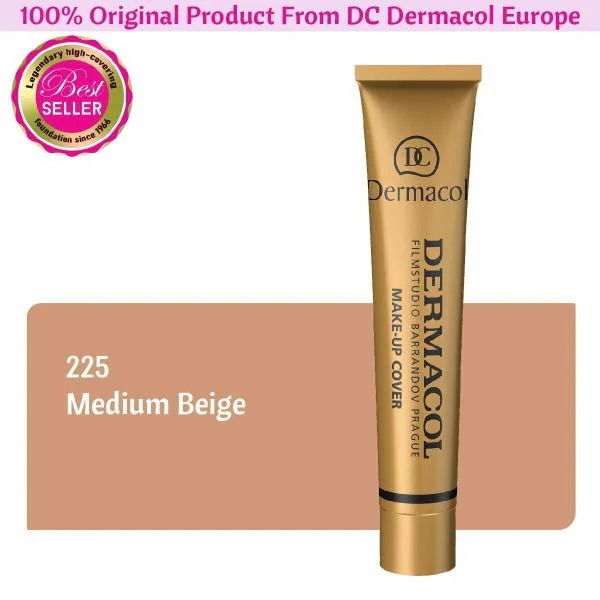 Dermacol Make-up Cover Shade-225 (Foundation Cover All Scars or Tattoos ...