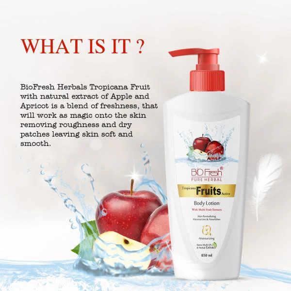 BioFresh Herbal Tropicana Fruits Body Lotion for Men & Women ...