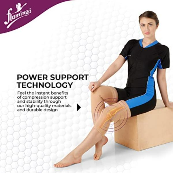 Flamingo Knee Cap for Sports, Joint Pain Relief, Exercise, Gym Squats ...