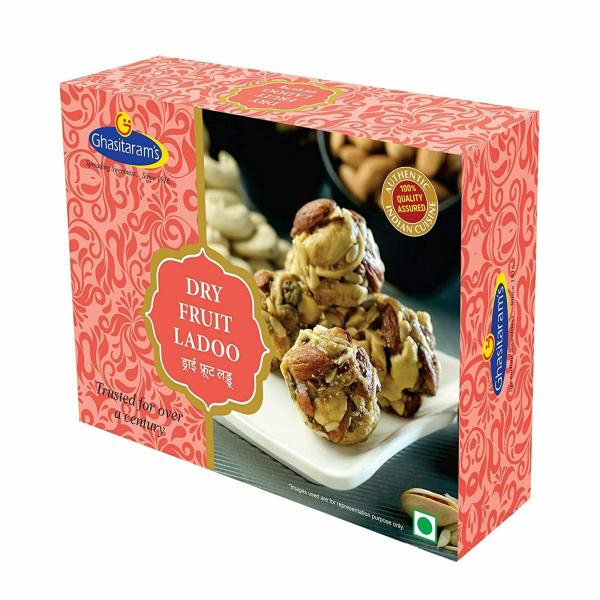 GHASITARAM'S Dry Fruit Laddu Box (200 GMS) - JioMart