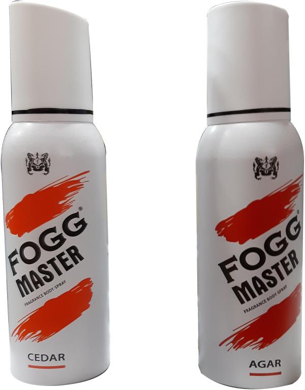 Fogg Master Cedar Agar Body Spray For Men And Women 240 ml 2 Pc - JioMart