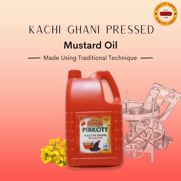 Pinkcity Mustard Oil 5 L + 1 L Til Oil (Sesame oil )| Wood Pressed ...