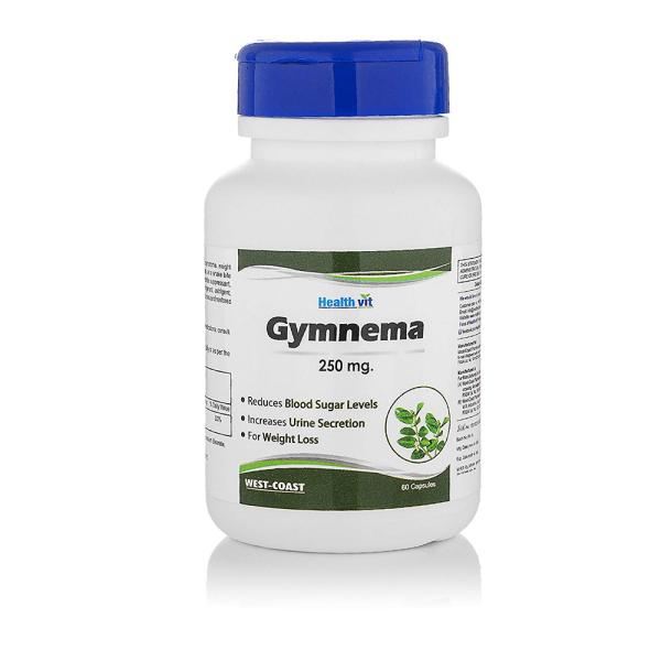 Healthvit Gymnevit Gymnema Sylvestris 250 mg - 60 Capsules - JioMart