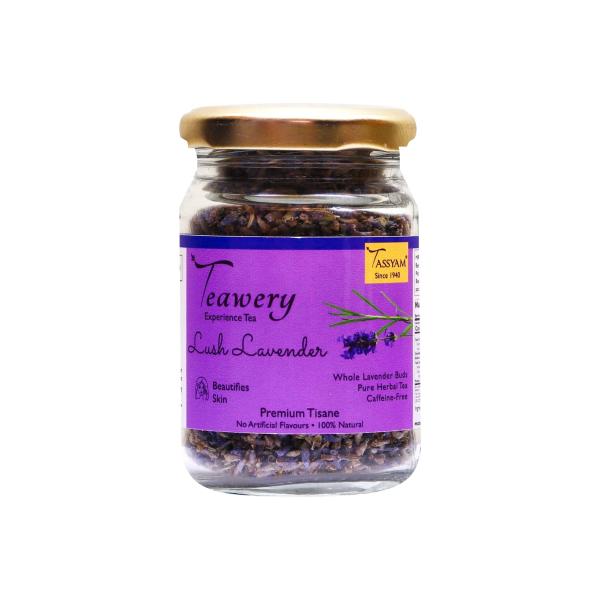 Teawery Lush Lavender Tisane 20g | Caffeine Free Herbal Tea by Tassyam ...