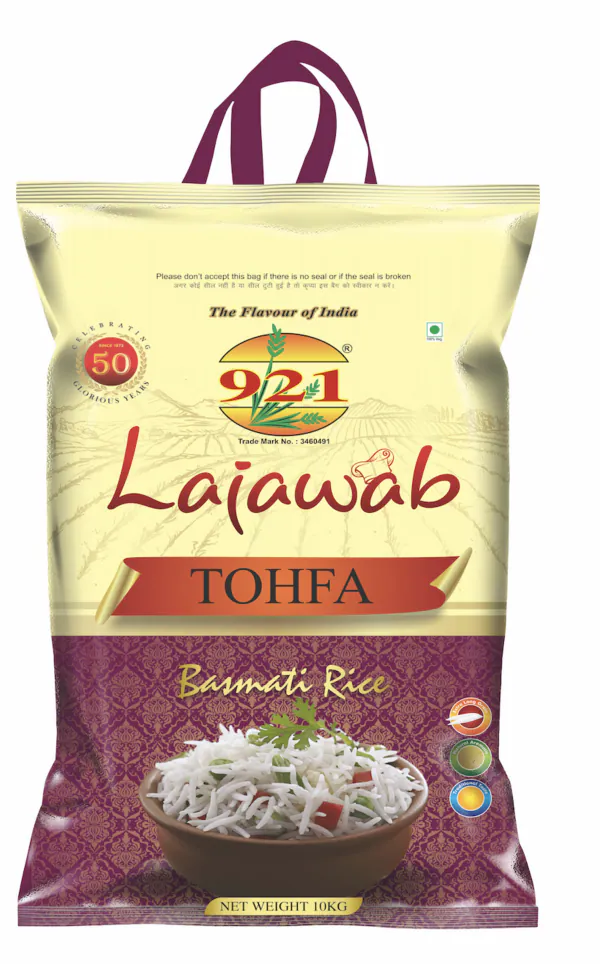 921 LAJAWAB TOHFA JEERA RICE SPECIAL BASMATI RICE 10KG - JioMart