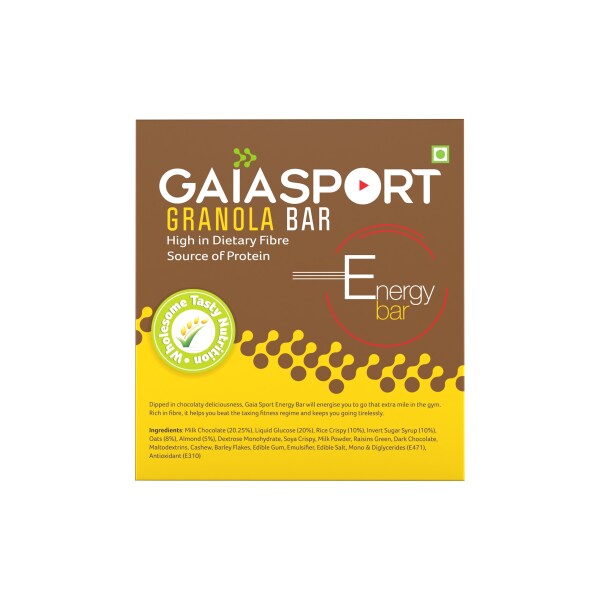 Gaia Sport Energy Bar 40gm (pack of 12) - JioMart