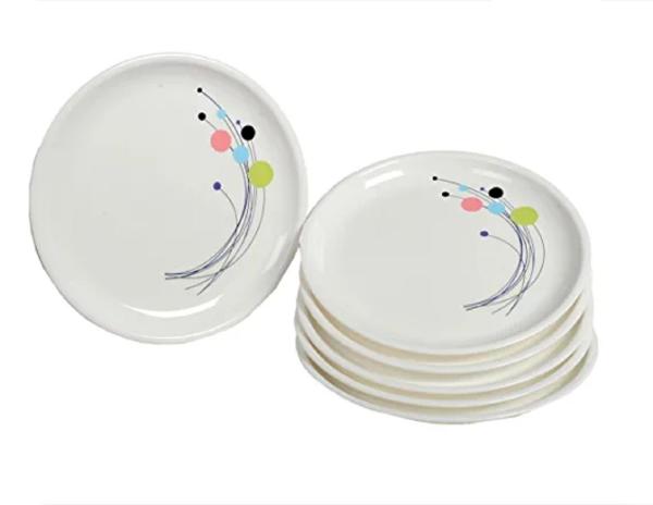 Signoraware Design-6 Round Full Plate Set, Set of 3, White - JioMart