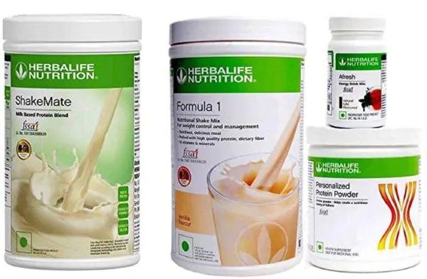 Herbalife Nutrition Combo pack - Formula Shake Vanilla + Afresh Tulsi ...