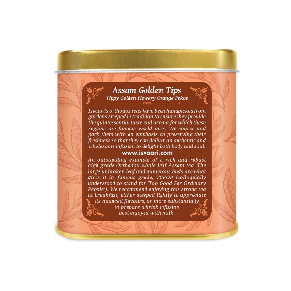Isvaari Assam Golden Tips Tea 50g - JioMart