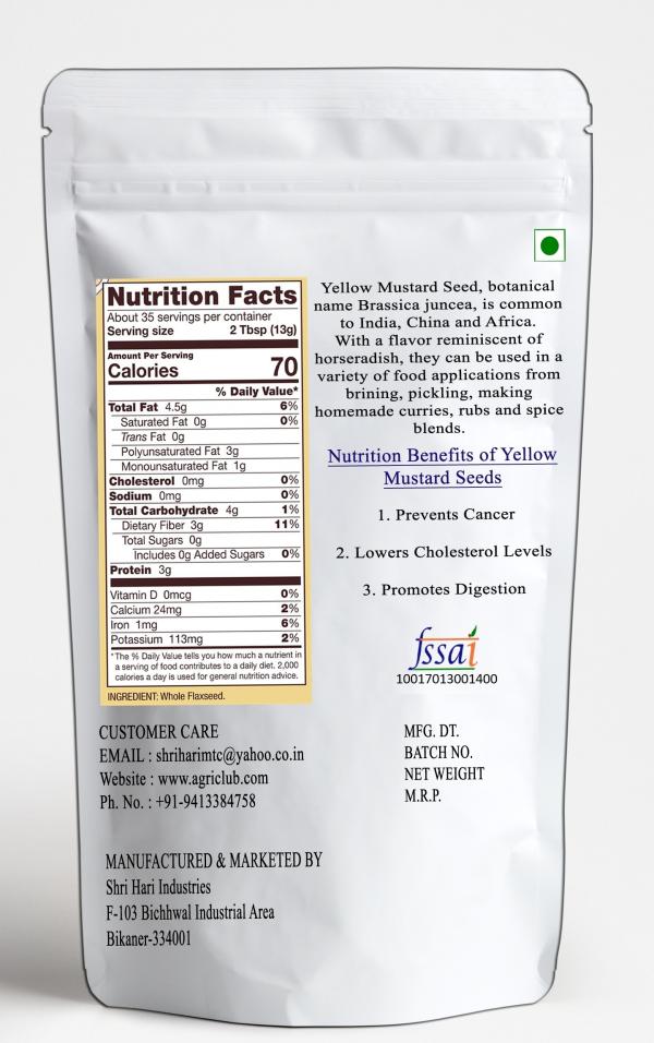 Agri Club Yellow Mustard Seed 400g | Pilli Sarso - JioMart