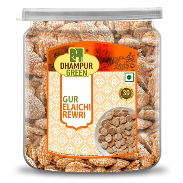 Dhampur Green Gur Elaichi Rewri, 400g (200g x 2) - JioMart